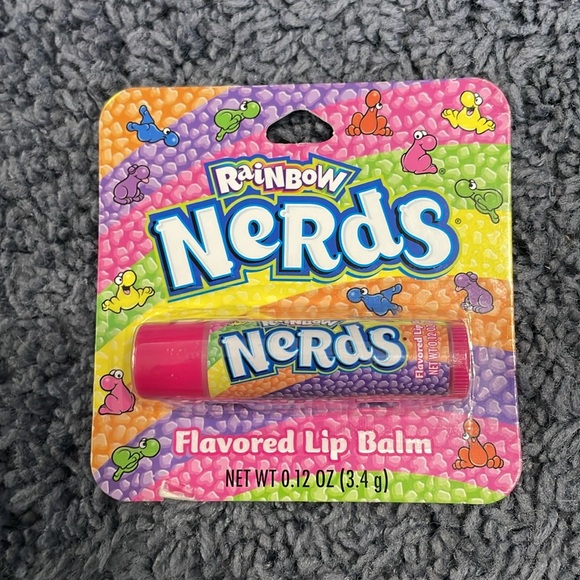 Makeup | Nwt Rainbow Nerds Scentedflavored Lip Balm | Poshmark